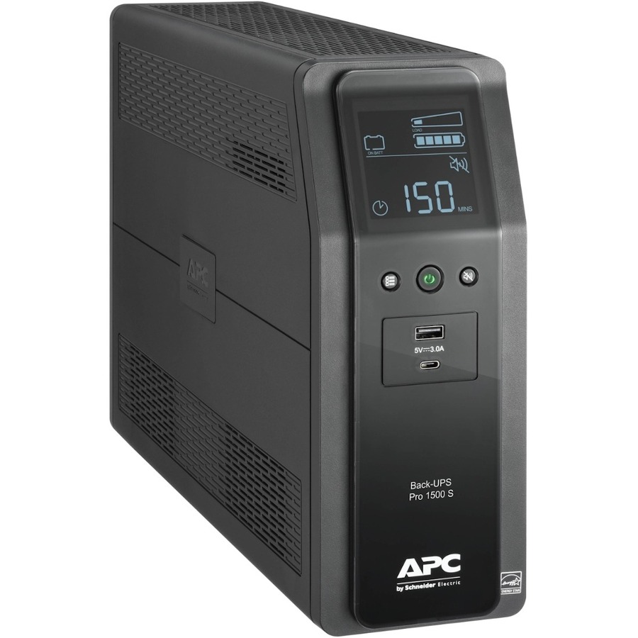 Apc By Schneider Electric Back Ups Pro 1500va Line Interactive Tower ...